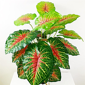 WANGNINGCHAO Garden Wedding Decorations 75 cm 24 Large Artificial Tropical Leaf Plastic Palm Tree, Suitable for Home Office Decoration Versatile, Practical, Fashionable, high-end