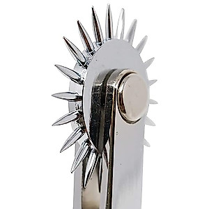 Natiqind Wartenberg Neuro Pinwheel Stainless Steel Pin Wheel.1 Round, Head Silver Skin Sensation Strong Pinwheel Diagnostic Instruments (50)