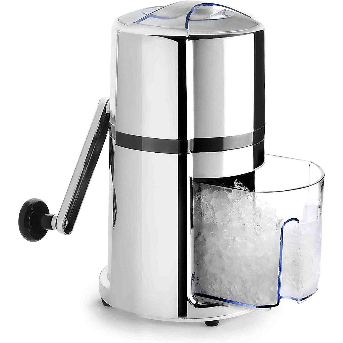 XKONG Manual Ice Crusher With，Ice Crusher ，Manual Rotary Ice Crusher，Crushes Ice to Your Desired Fineness ，Non-Slip Easy to Use Ice Crusher Hand Crank