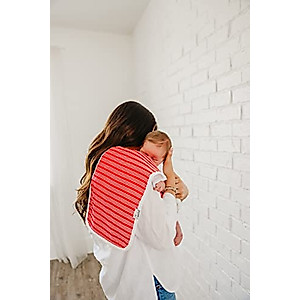 Copper Pearl Baby Burp Cloth Large 21''x10'' Size Premium Absorbent Triple Layer 3-Pack Gift Set “Slugger