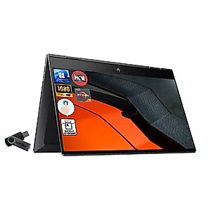 HP Envy x360 2-in-1 Convertible Business Laptop, 15.6” FHD Touchscreen, AMD Ryzen 7 5700U, Windows 11 Pro, 16GB RAM, 512GB SSD, Backlit Keyboard, Fingerprint Reader, Long Battery Life, Tech Deal USB