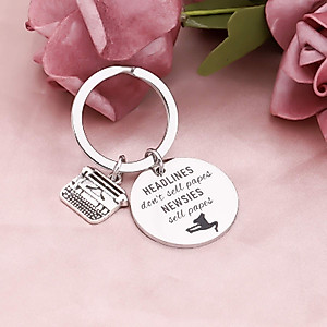 AKTAP Inspired Gift Musical Theatre Keychain Gift Headlines Don't Sell Papes Sell Papes