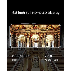 Echoamo M13 Pro 5G Unlocked Cell Phone - 6.8" FHD+Display 5G/4G Android Smartphone,Dual SIM,64MP+13MP+8MP Triple Camera, 5800mAh Battery - 4GB+128GB