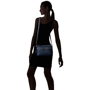 Calvin Klein Sussex Nylon Top Zip Crossbody, Navy