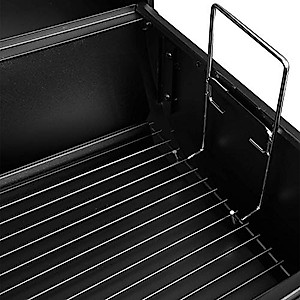 Royal Gourmet CC1830FC Charcoal Grill Offset Smoker (Grill + Cover), Black