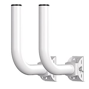 Ueevii Universal Wireless Bridge Bracket Mount, Pole and Wall-Mounted Mount for Outdoor Point to Point AP Access Point Client Bridge CPE,2-Pack