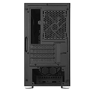SilverStone Technology FARA H1M Tempered Glass, Black, Mid-Tower Micro-ATX Case with Mini-DTX and Mini-ITX Support, SST-FAH1MB-G
