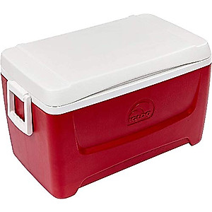 Igloo Island Breeze 48 Quart Cooler (Lava Red, 25.562 x 14.062 x 14.125-Inch)