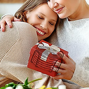 Coasters with Holder, Absorbent Coasters by DSNDVES, Set of 6 Ceramic Coasters, Marble Style Drink Coasters with Cork Base, Bar Coasters, Round Stone Coasters Black Ink Painting