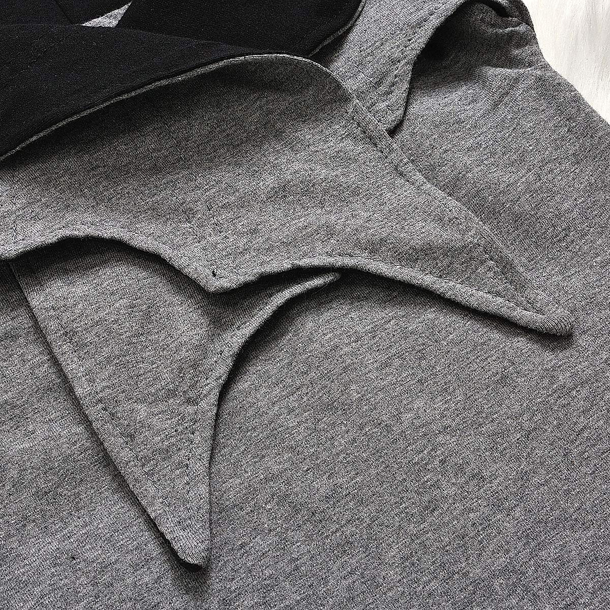 puseky Baby Cute Bat Sleeping Bag Newborn Hooded Swaddle Blanket Sack Crib Wrap for Boys and Girls Dark Gray