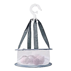 Mini Mesh Shower Dry Basket, Hanging Drying Net, Bath Dryer Hanging Mesh For Makeup Brush, Beauty Sponge Egg Blender, Windproof Airing Drip Dryer Rack For Bathroom, Bathroom Airing Net Basket