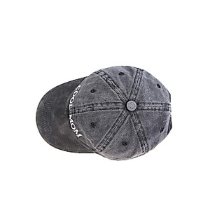 Cool Mom Hat, Gift for Mothers Day Brithday Christmas Mama Hats for Women, Embroidery Distressed Mom Hat Baseball Caps Black