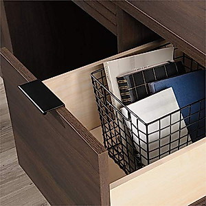 Sauder Englewood Engineered Wood Computer Desk in Spiced Mahogany