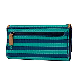 Nautica womens Carry-all The Perfect Carry All Money Manager Wallet Oraganizer with RFID Blocking Wallet, Spectra Green, One Size US
