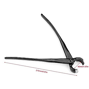 210mm Professional Round Edge Concave Knob Branch Cutter Garden Bonsai Tools Pruner Scissors Cutter