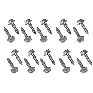 SNAP-LOC E Track Screws for Wood, E Track Fastener Set, Industrial-Strength Heavy Duty Zinc Plated Screws, 1/4"x1" Lag Screws, 7/16” Hexagon Socket Head, 20 Pcs