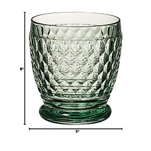 Villeroy & Boch Boston Old-Fashioned Glasses Set of 4, Green