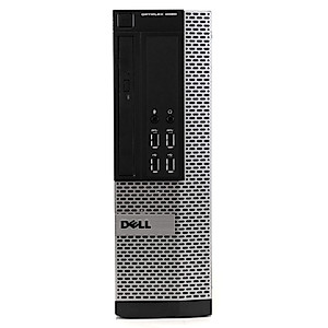 Dell Optiplex 9020 Small Desktop PC Computer | Intel Quad-Core i7 | 32GB Ram | 1TB SSD | 24" 1080p LCD Monitor | RGB Mouse + Keyboard | RGB Desk Speakers | WIFI-5G + Bluetooth | Windows 10 (Renewed)