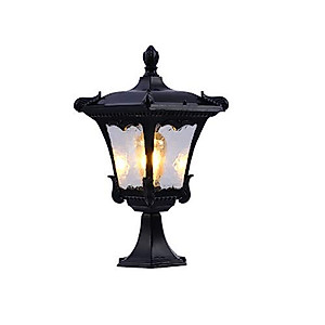 E27 Outdoor Column Lights Industrial Metal Aluminum Post Lights Garden Home Courtyard Street Community Lighting Pillar Lamps
