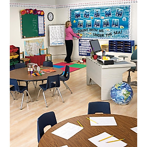 Pacon Classroom Keepers 30-Slot Mailbox, Blue (001318)