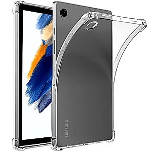 Clear Case Compatible with Samsung Galaxy Tab A8 10.5" SM-X200 X205 2022 2021 Transparent TPU Ultra-Thin Protective Cover (Color : Transparent, Size : A8 10.5 SM-X200)