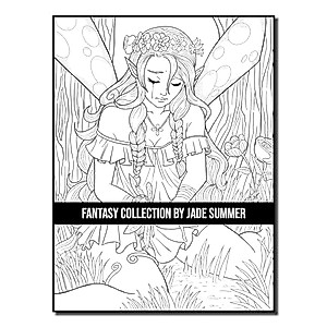 Fantasy Collection: An Adult Coloring Book with 100+ Incredible Coloring Pages of Mermaids, Fairies, Vampires, Dragons, and More!