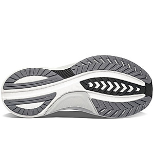 Saucony Womens Running Shoe, Black/Fog, 8