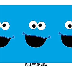 Sesame Street OFFICIAL Cookie Monster Face 24 oz Insulated Canteen Water Bottle, Leak Resistant, Vacuum Insulated Stainless Steel with Loop Cap