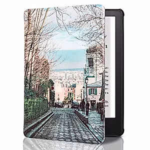 CoBak Kindle Paperwhite Case - Auto Sleep/Wake, for Kindle Paperwhite Signature Edition and Kindle Paperwhite 11th Generation 2021 Released,in Town_4