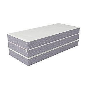 AFI, CoolSoft Queen 6 Inch Memory Foam Folding Mattress with Soft Knit Cover