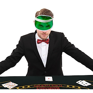 Brybelly Official Green Casino Style Dealer Visor