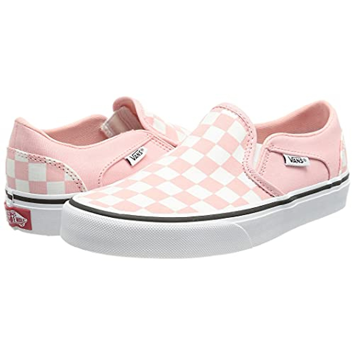 Vans Womens Asher Slip On Sneaker Pink 9.5