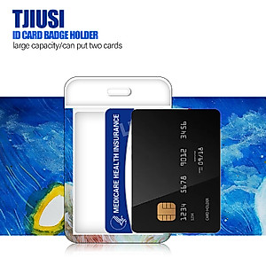 TJIUSI Anime Badge Holder with Retractable Reel Cute Anime Name Tag Card Holder Chihiro ID Badge Retractable Clip with Funny Anime Alligator Clip for Nurses Student Teacher Women Men