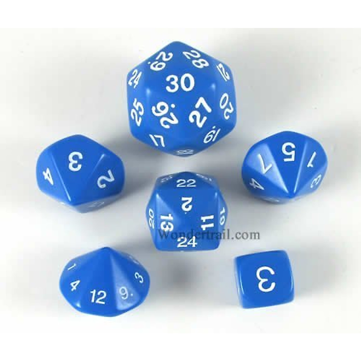 Koplow Games Blue Special Who Knew 6 Dice Set