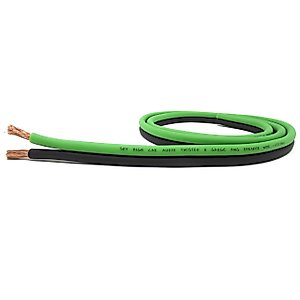 25' feet True 8 Gauge AWG CCA Speaker Wire GR/BK Car Home Audio