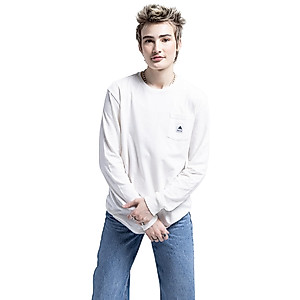 Burton Men's Colfax Long Sleeve T-Shirt, Stout White, XL