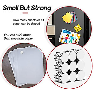 VSKIZ Refrigerator Magnets 50 Pcs, 10x3mm Tiny Round Disc Small Magnets, Muti-use Premium Neodymium Fridge Magnets Rare Earth Magnets, Whiteboard Magnets for Crafts, DIY, Office, Dry Erase Board