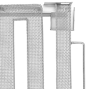 High M Shaped BBQ Cold Smoke Generator for Grilling Meat and Veggies, Stainless Steel Smoker Tray for Cold/Hot Smoking