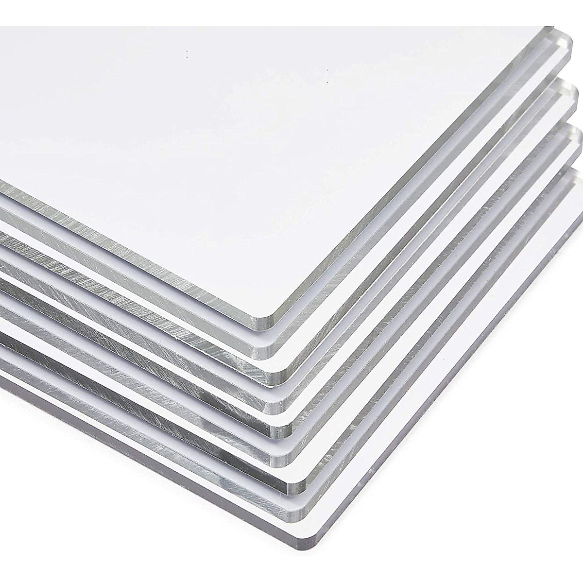 Bright Creations Acrylic Mirror Sheets, Shatter Resistant (3mm, 6 x 4 in, 5 Pack)