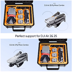 GAGITERVR Hard Carrying Case for DJI Air 2S / Mavic Air 2 Drone and More Accessories, Waterproof and Anti-drop All-round Protection(Not Include Drones and Accessories)