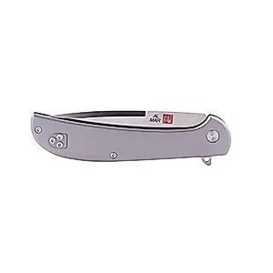 Al Mar AMK4116 Ultralight Titanium Framelock Silver Folding Pocket Folder Knife