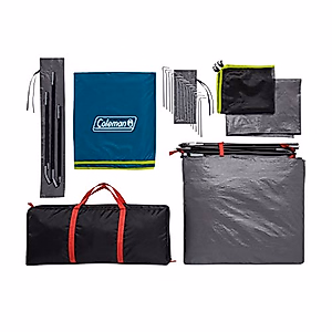 Coleman Skydome Camping Tent with Dark Room Technology, 8 Person