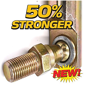 HD Switch LH/RH Adjustable Tough Crimped Construction Steering Draglink Drag Link Tie Rod fits John Deere L100 L105 L107 L108 L110 L111 L118 L120 L130 G110 GY20491 GY20492 Includes 4 Locknuts