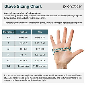 Pronotice Disposable Nitrile Glove, Blue, General Purpose, PowderFree, Food Safe, Cleaning, Latex-Free, Full Case 1000 Gloves (Large)