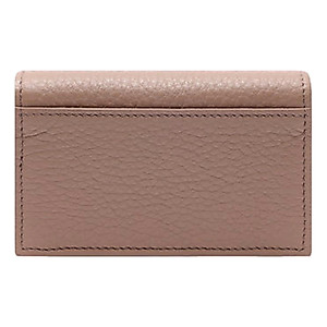 Prada Beige Vitello Grain Leather Credit Card Holder Small Wallet 1MC122