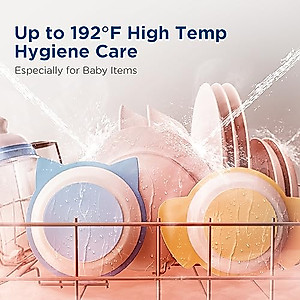 Gudsunal Portable Countertop Dishwasher, 7L Detachable Water Tank, 6 Programs,No Hookup Needed, 192℉ HI-Temp Hygiene, Hybrid Drying & Preserve Fuction, Mini/Small Dishwasher for RV & Apartment,Black