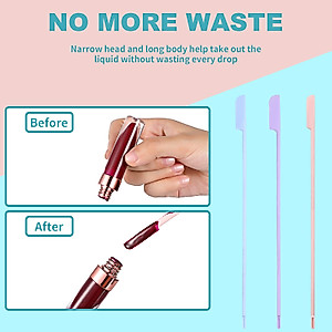 9 Pieces Last 3 Sizes Silicone Spatula for Beauty and Kitchen Makeup Spatula Silicone Bottle Scraper Lotion for Girls and Women (Pink, Purple and Blue)