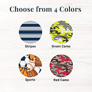 Let's Make Memories Personalized Their Own Name Tote Bag - Red Camo - Unique Sports Bag - Customized Tote Bags for Park, Pool & Beach - 4 Designs