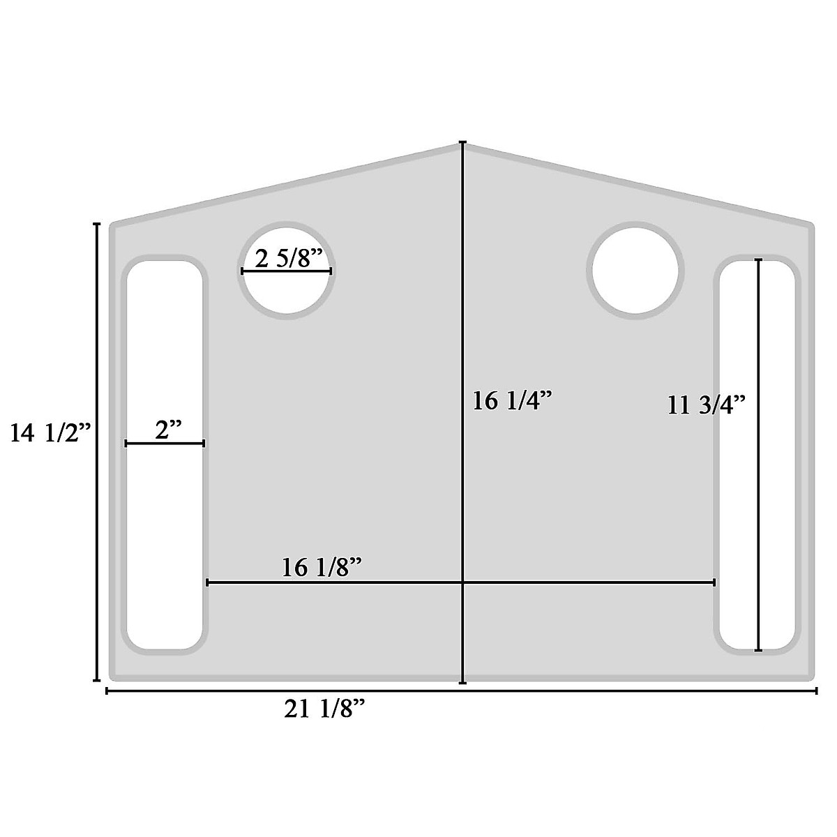 Support Plus Walker Tray Table - Mobility Table Tray for Walker, Non Slip Walker Tray Mat, Walker Accessories Mat, Cup Holder for Walker (21"x16") - Royal Blue