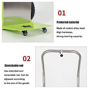 MIIKHI Electric Stair Climber Cart, Labor-Saving Hand Truck up and Down Stairs with Load 150Kg, Stepless Speed Regulation Trolley with Removable 48V / 22Ah Battery/Green/800W (Green 800W)